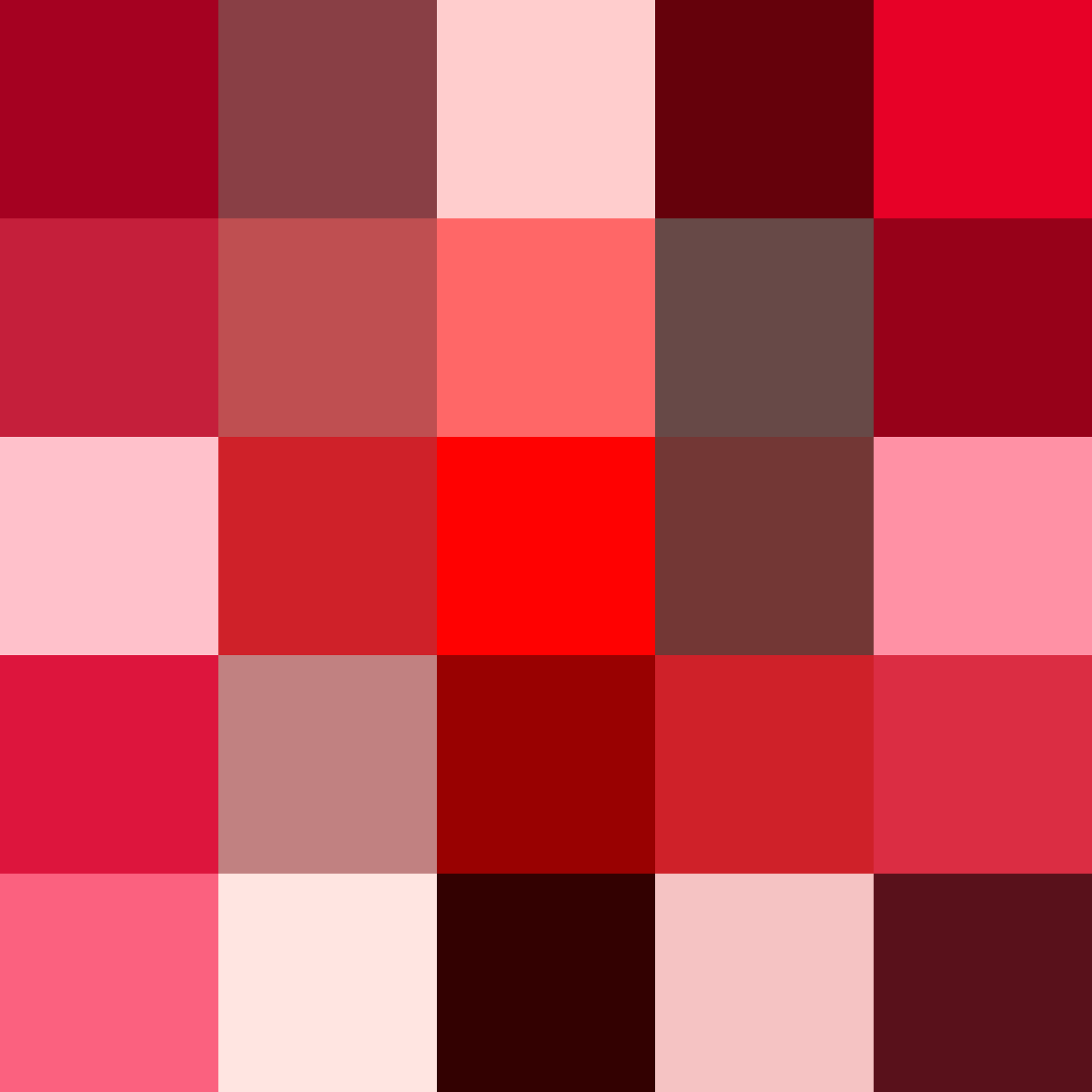 Colour theory: RED
