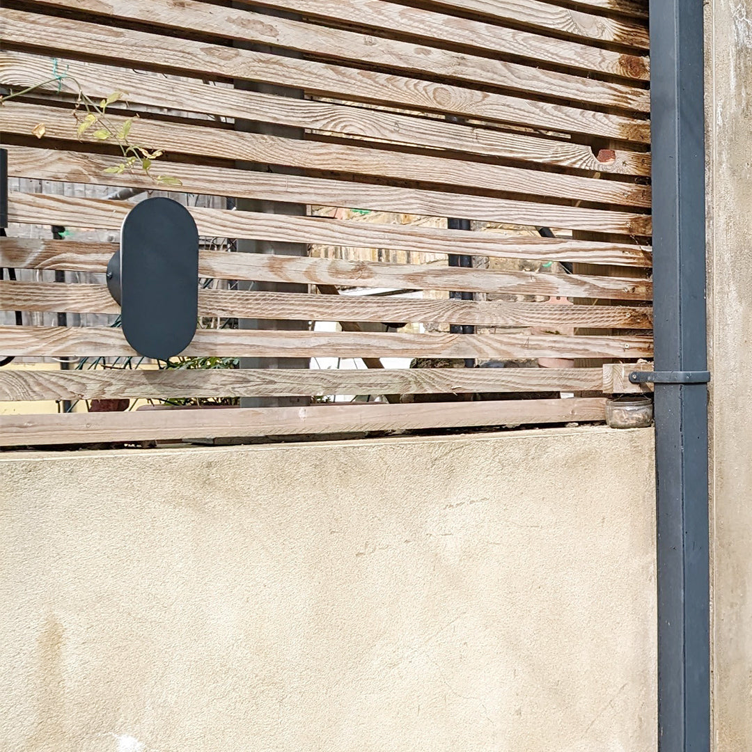 Charcoal grey mini diffuser wall light | Compact wall lighting ...