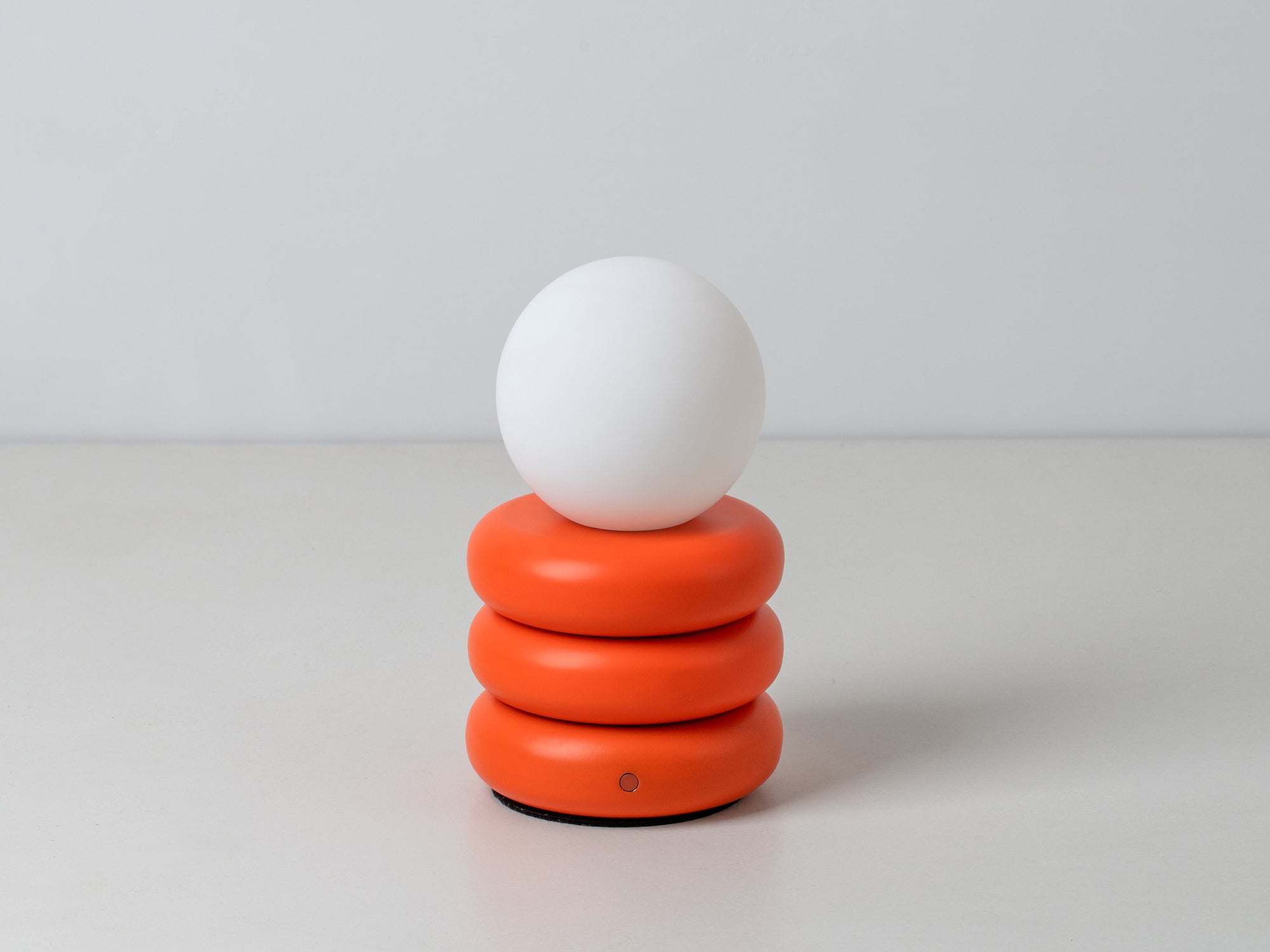 Peel orange tube cordless table lamp | Portable lamp | houseof.com