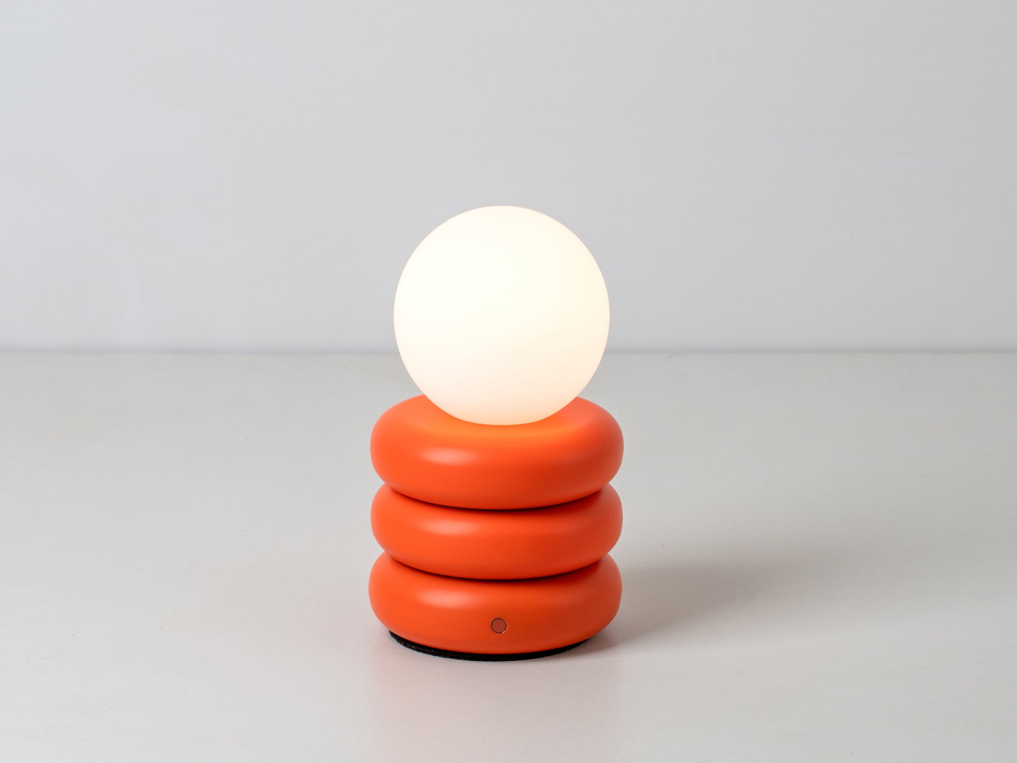 Peel orange tube cordless table lamp | Portable lamp | houseof.com