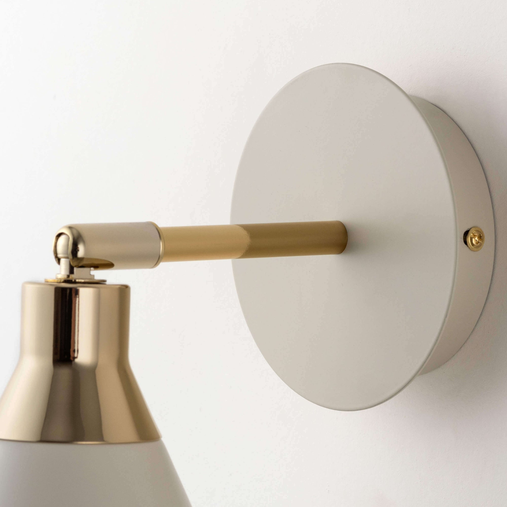 Sand grey cone wall light | task lighting fixtures | houseof.com