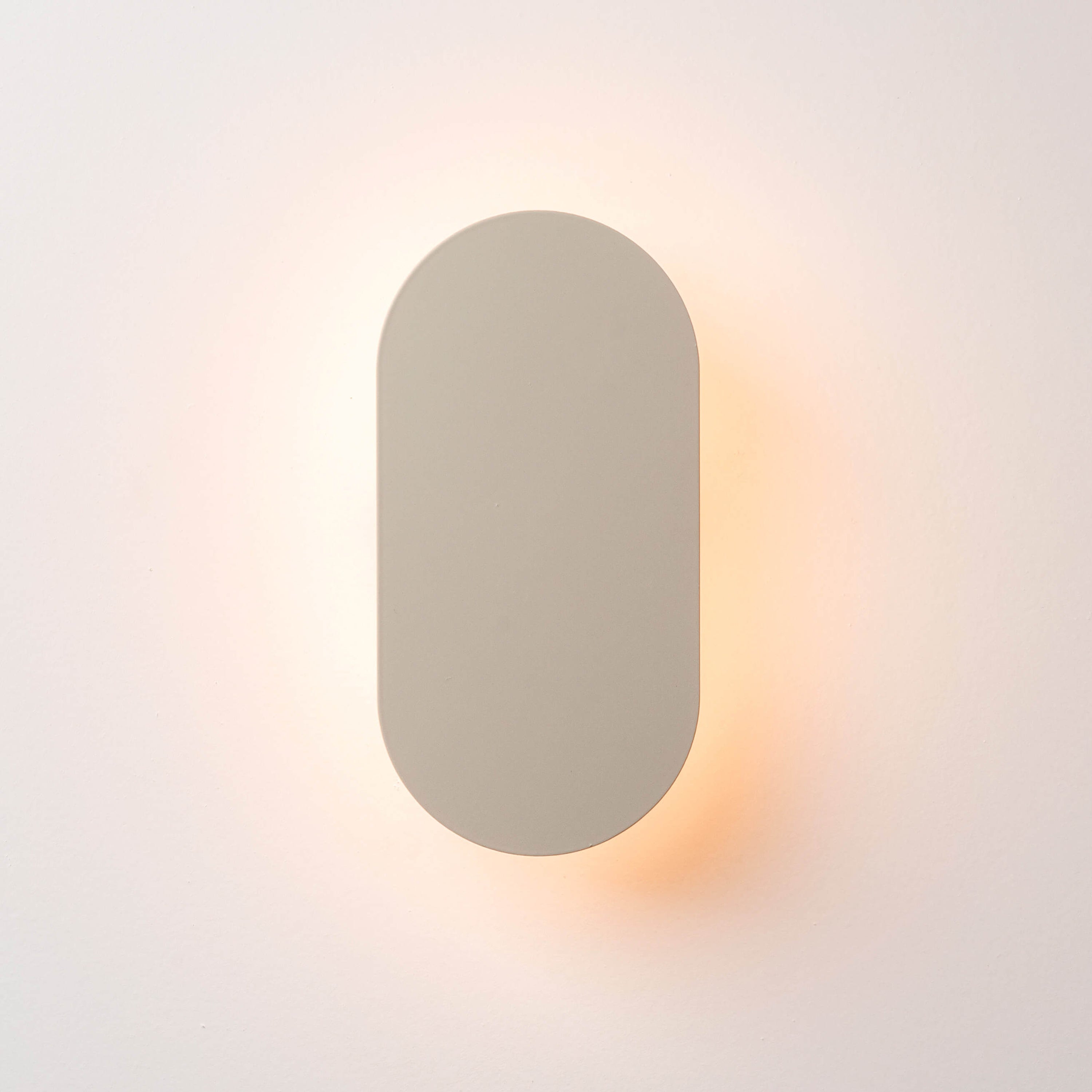 Sand grey mini diffuser wall light | Compact wall lighting | houseof.com