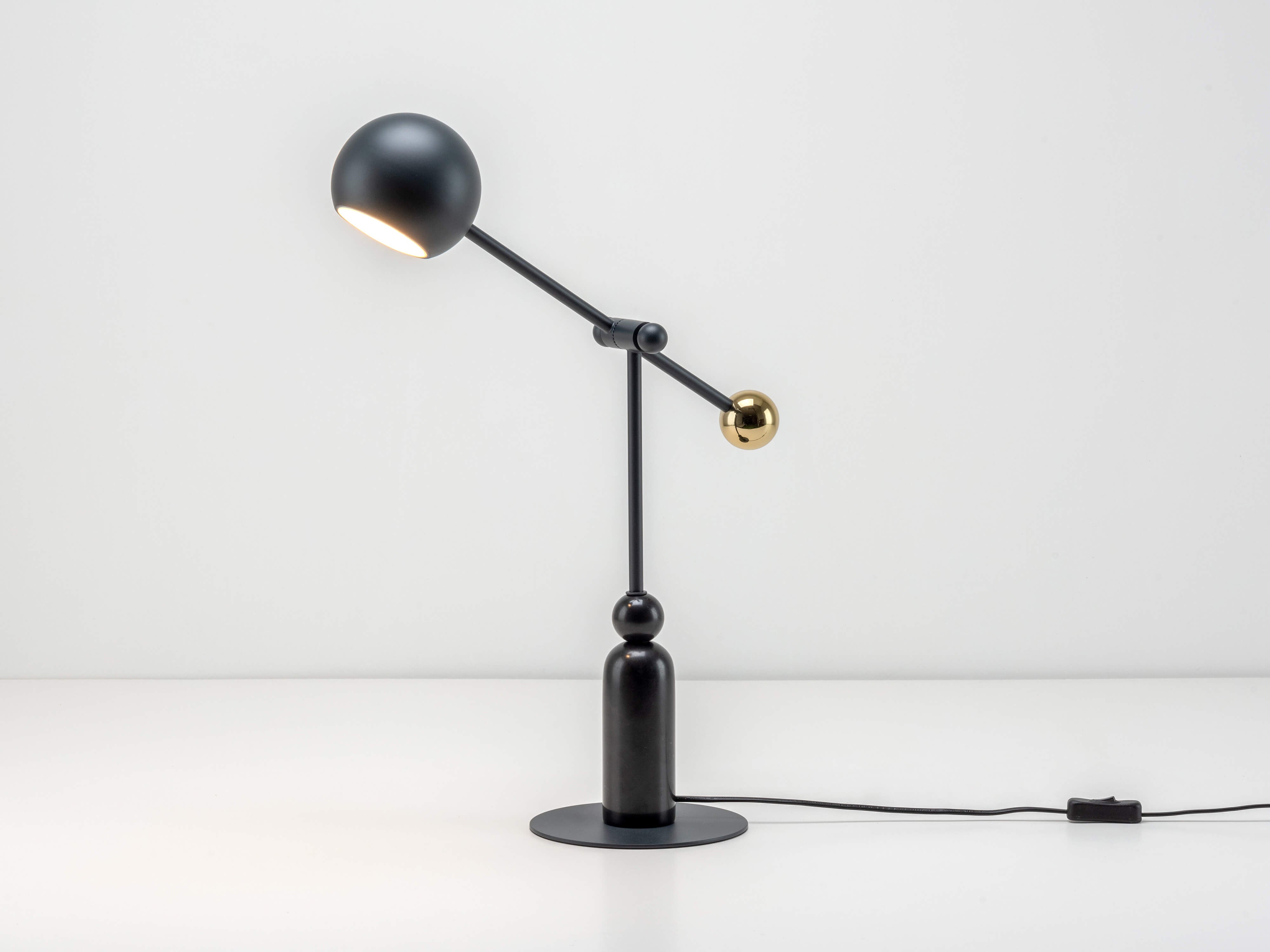 Charcoal grey angled task lamp | Angled task lamp | houseof.com