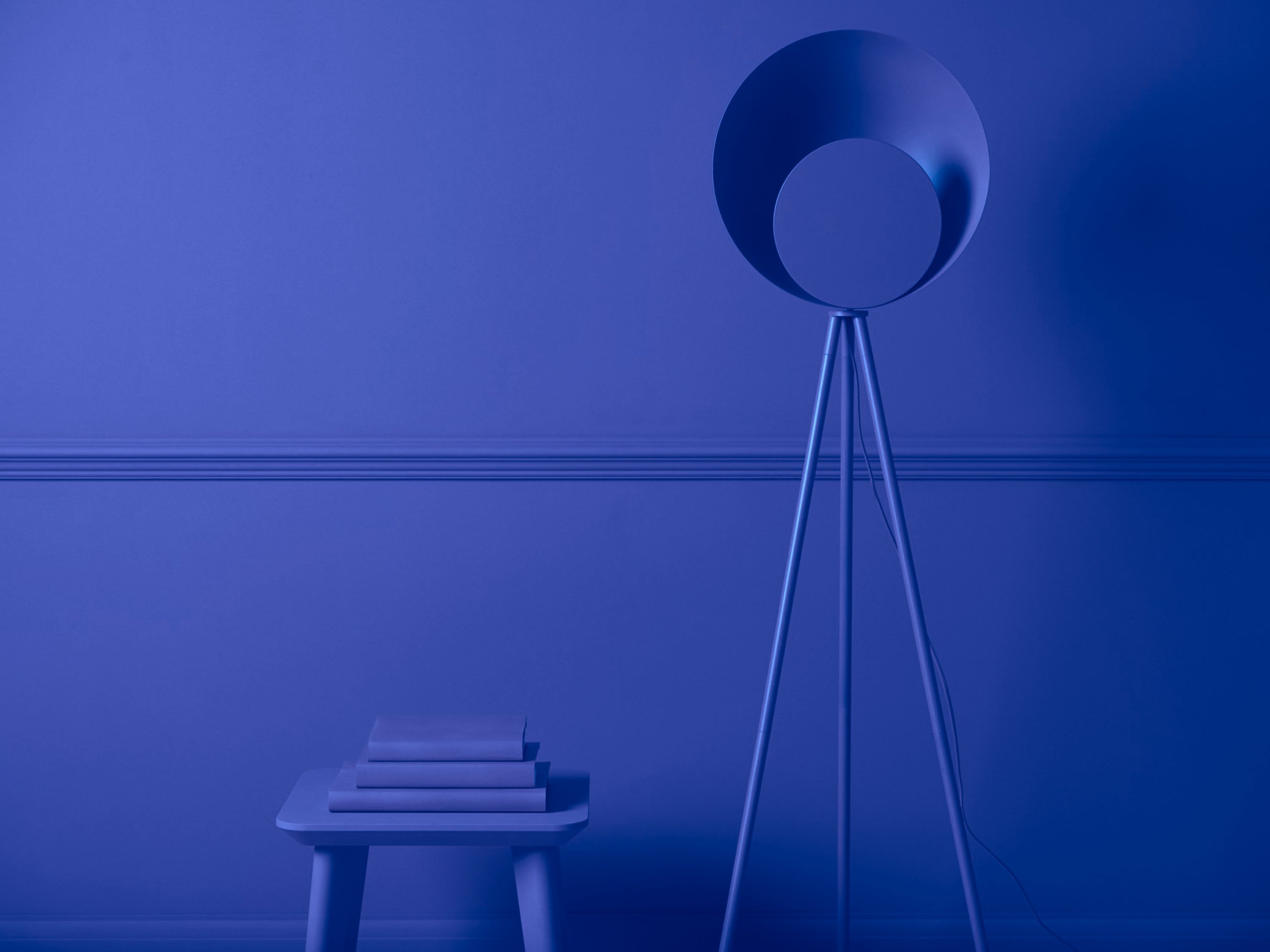 Blue diffuser floor lamp | LED Floor Lamps | houseof.com