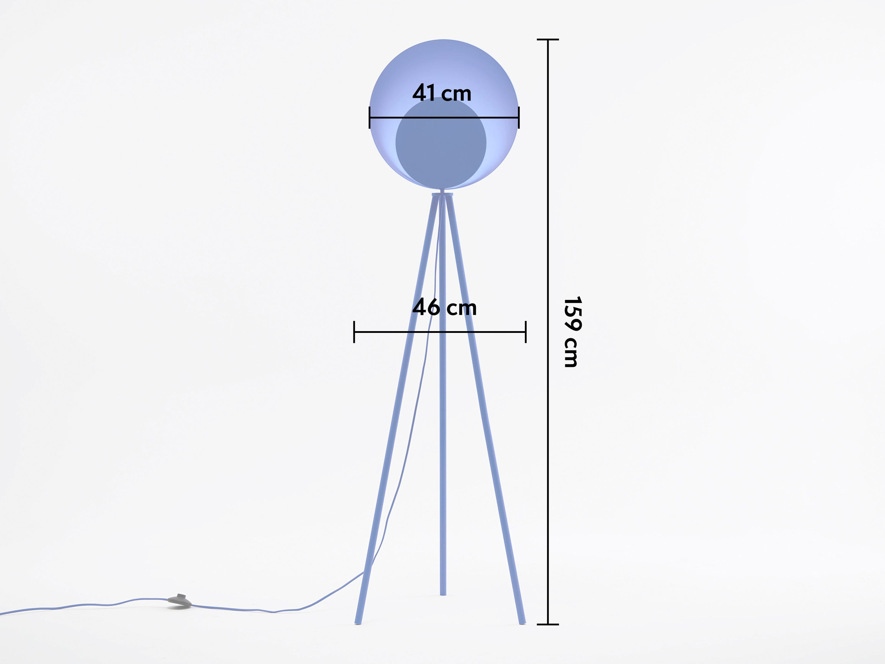 Blue diffuser floor lamp | LED Floor Lamps | houseof.com