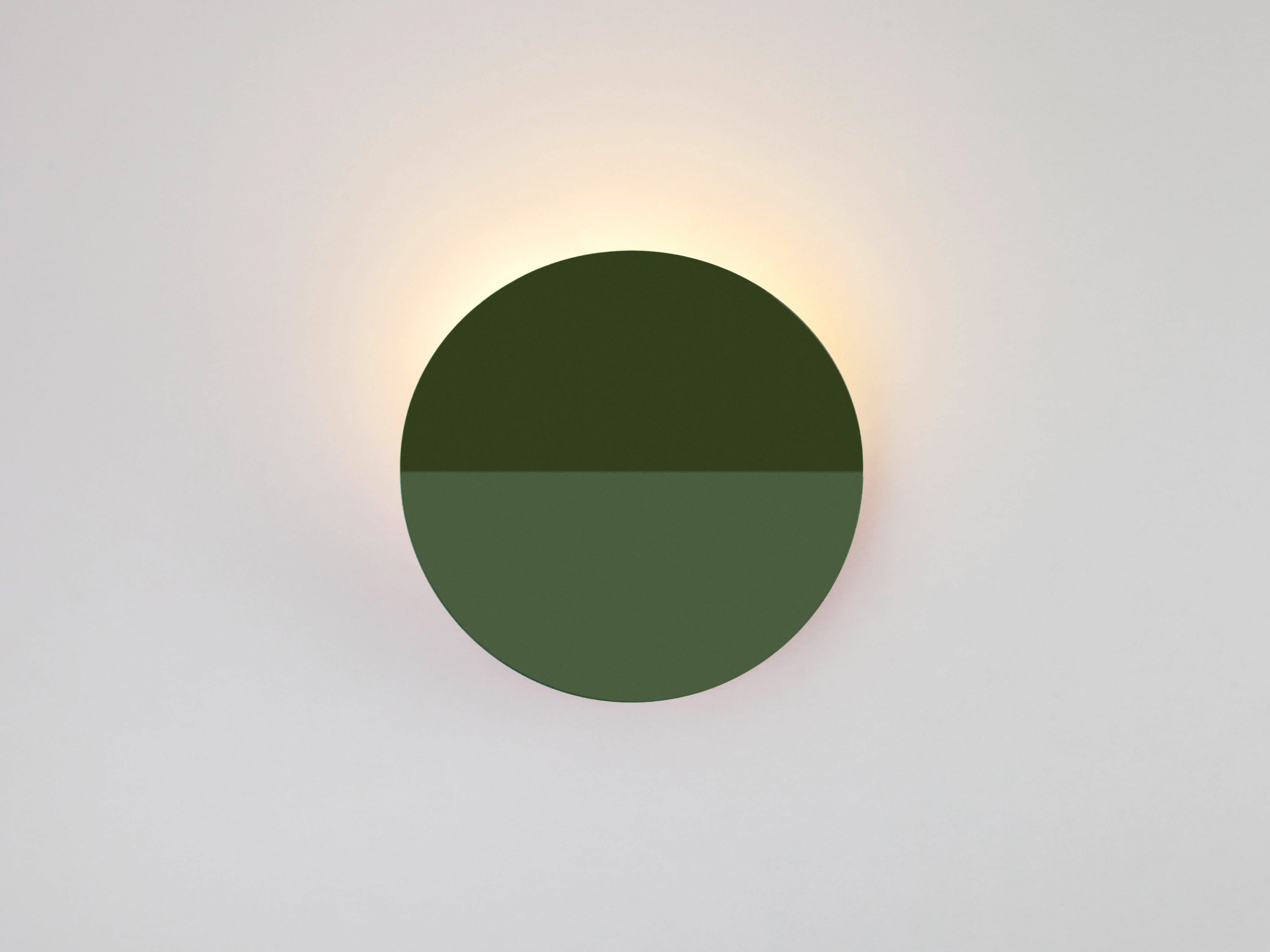Olive green diffuser wall light | LED wall lighting | houseof.com