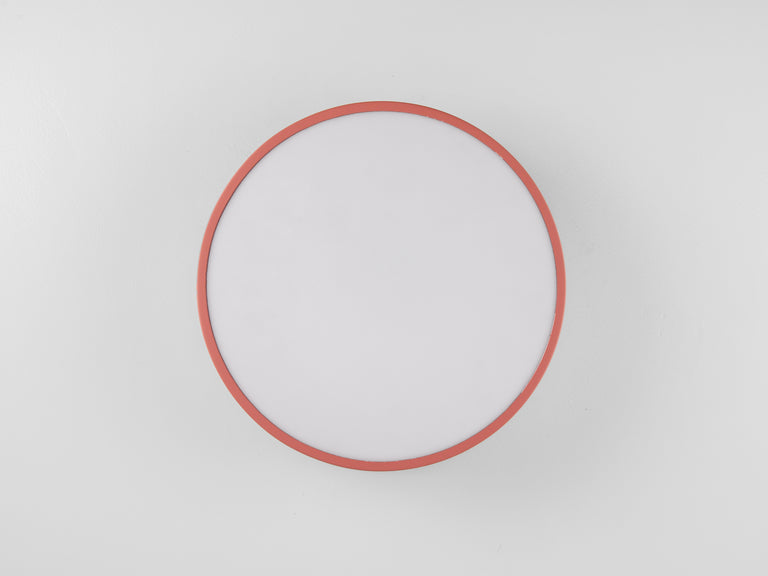 Pink diffuser flush light | Pink flush ceiling light | houseof.com