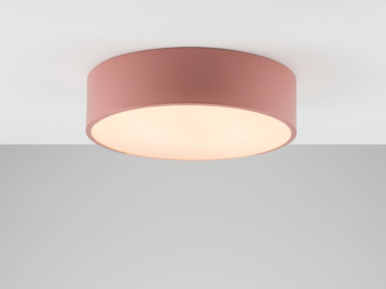 Pink diffuser flush light | Pink flush ceiling light | houseof.com